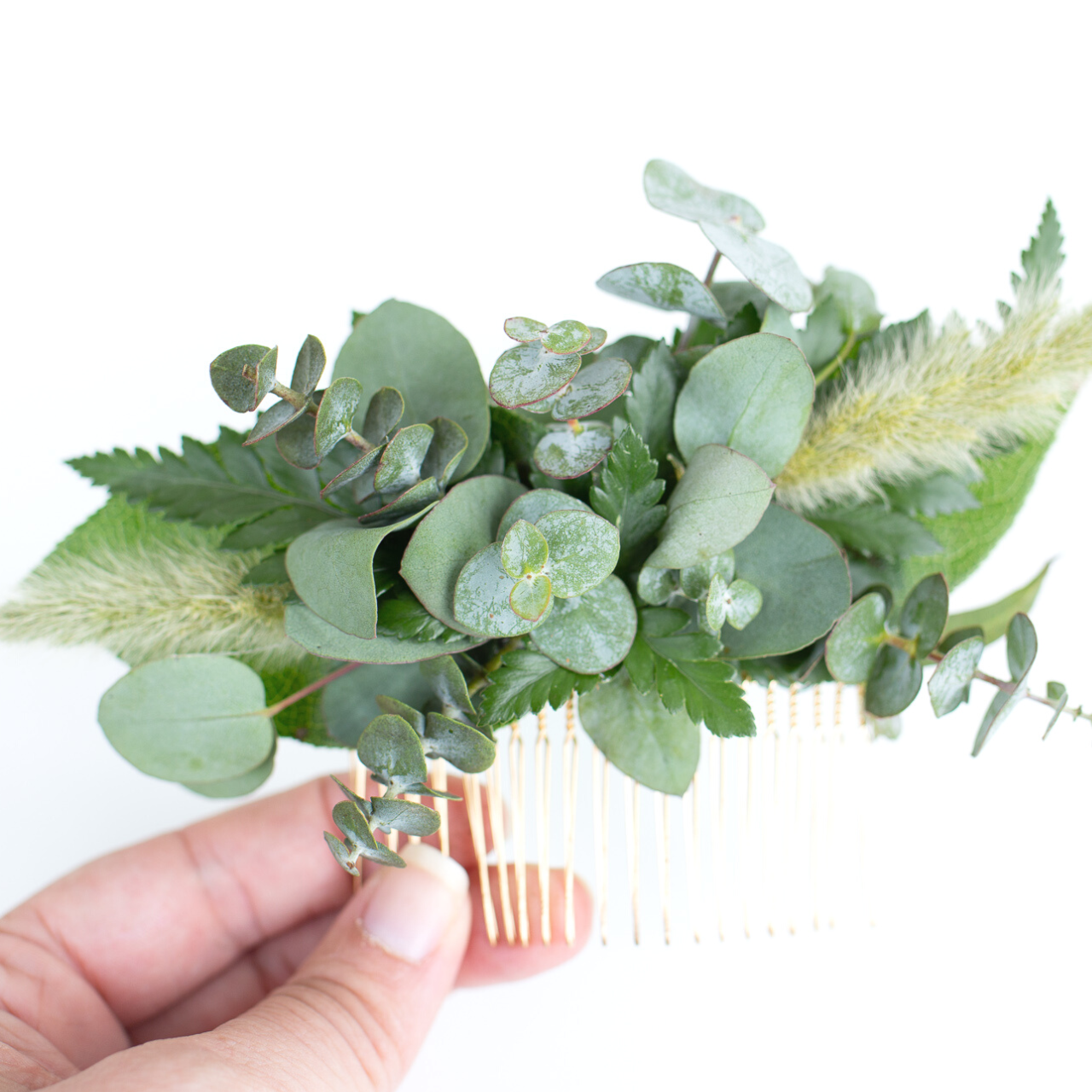 DIY Greenery Hair Comb – Bloom Culture Flowers